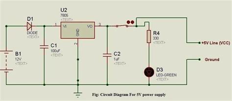 Circuit Diagram For 5v Power Supply Download Scientific Diagram