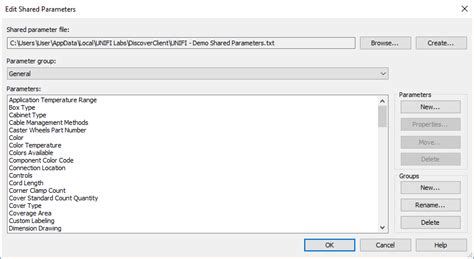 Shared Parameter Management Unifi