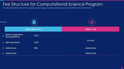 Computational Science It Fee Structure For Computational Science