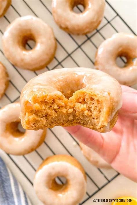 Baked Vegan Glazed Donuts This Healthy Kitchen