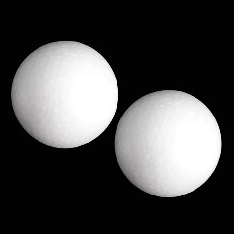 2 조각 둥근 단단한 폴리스티렌 분야 Diy 꽃 공을위한 200mm 미완성 스티로폼 거품 공 결혼식 기술 파티 Diy 장식품