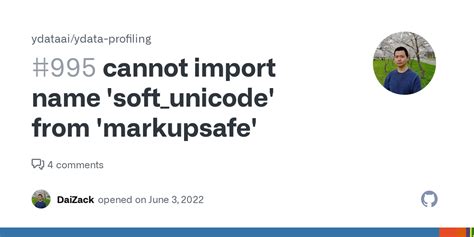 Cannot Import Name Softunicode From Markupsafe · Issue 995