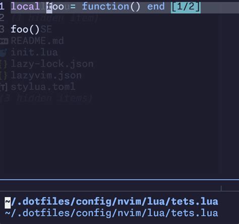 any way to remove redundant definition in lua file r neovim