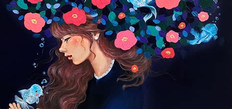 꽃과 여인 이상의 세계 속에서 행복의 미학 예진 작가 청년타임스 꽃과 여인 이상의 세계 속에서 행복의 미학 예진 작가 청년타임스