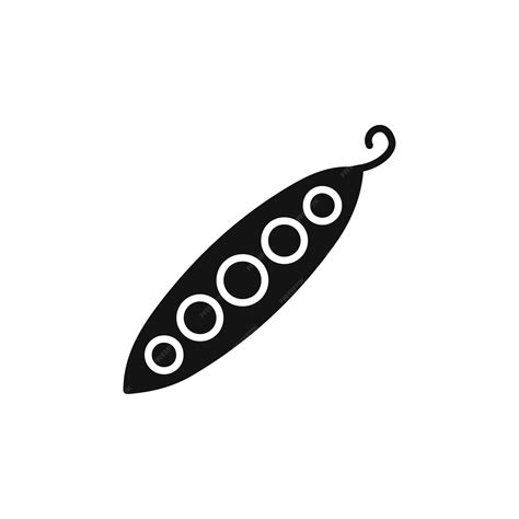 Premium Vector | Peapod icon isolated on white background