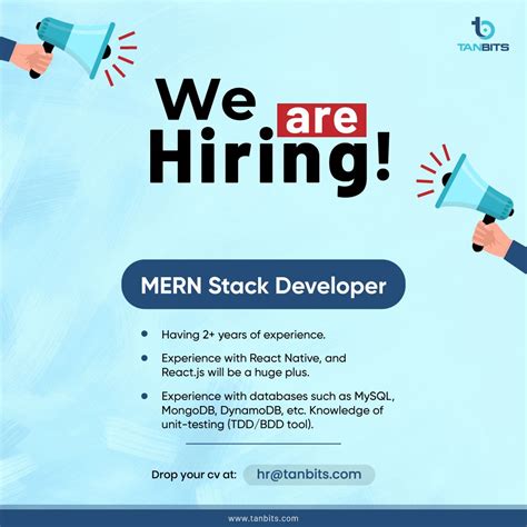 careers tanbits on linkedin mern stackdeveloper