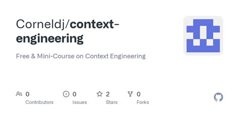 Github Corneldjcontext Engineering Free And Mini Course On Context