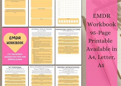 Emdr Workbook Emdr Worksheet Emdr Tools Emdr Resources Emdr Client