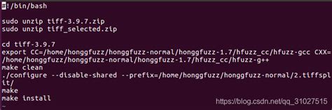 Fuzzing工具之honggfuzz的安装与使用 Csdn博客