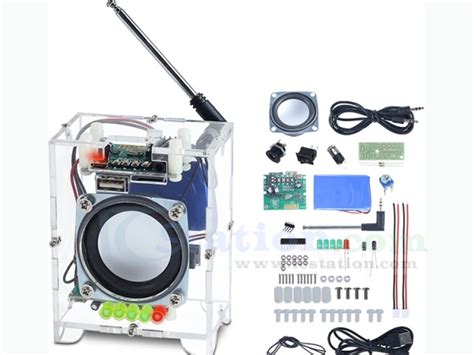 Diy Kit Bluetooth Amplifier 870 1080mhz Fm Radio Receiver Kit Icstation