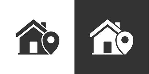 홈 위치 글리프 단색 아이콘입니다 데이터 전략 계획 연구 입체 아이콘 모음을 포함합니다 벡터 일러스트 레이 션입니다 웹사이트 디자인 로고 앱 템플릿 Ui 등 가정 생활에