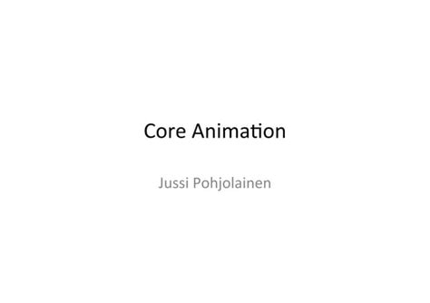 Ios Core Animation Pdf