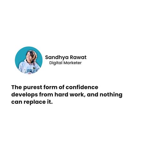 Sandhya Rawat On Linkedin Confidence Development Hardwork