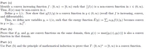 Part A Identify A Convex Increasing Function F