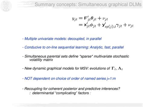 Simultaneous Graphical Dynamic Models Ppt Download