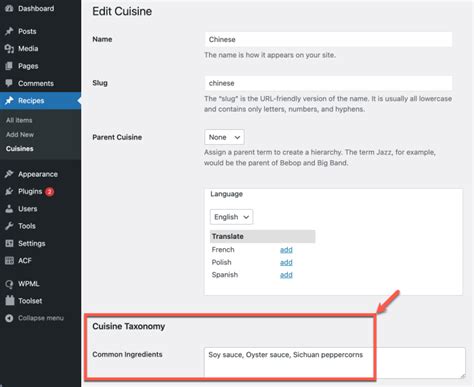 Translating Acf Custom Fields Added To Taxonomies Wpml