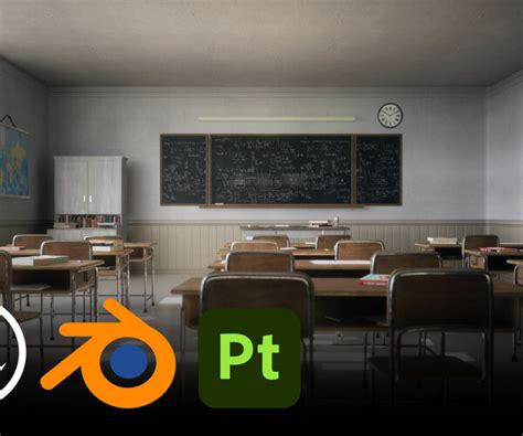 Artstation Unreal Engine 5 Blender Creating A Classroom