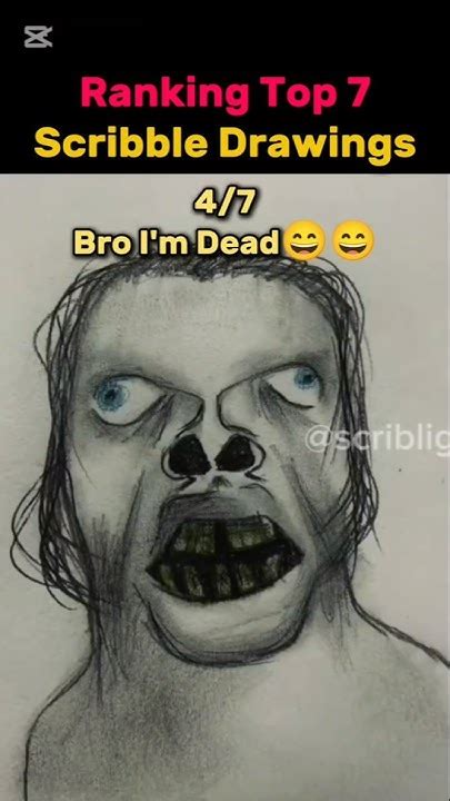 Ranking Top 7 The Funniest Scribble Drawings Youtube