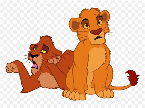 Scar And Mufsa As Cubs Lion King Scar Cub Hd Png Download Vhv