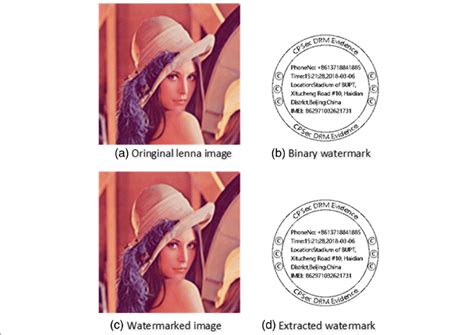 Watermark Embedding And Extracting Download Scientific Diagram