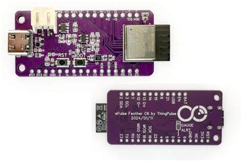 Epulse Feather C6 An Esp32 C6 Development Board With Adafruit Feather