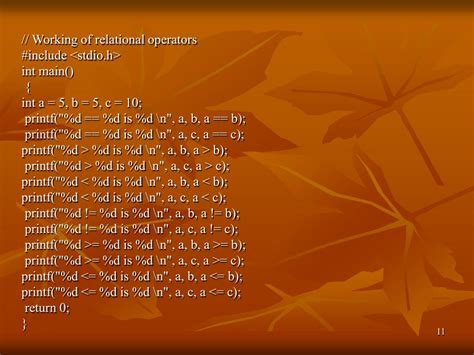 c program operators ii powerpoint slides learnpick india