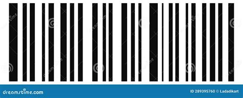 Bar Code Linear Template Retail Coding Technology Stock Illustration