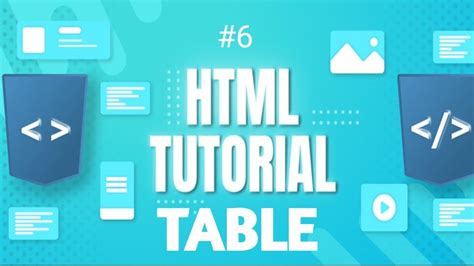 Table Tag HTML Tutorial For Beginners Html Programming Codding Study Video College