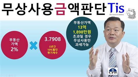 자녀에게 아파트를 무상으로 쓰게 하면 증여일까 Youtube