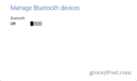 How To Turn Bluetooth On Or Off In Windows