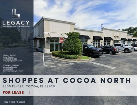 Jaidyn Smith On Linkedin For Lease Shoppes At Cocoa North 6000 Sf