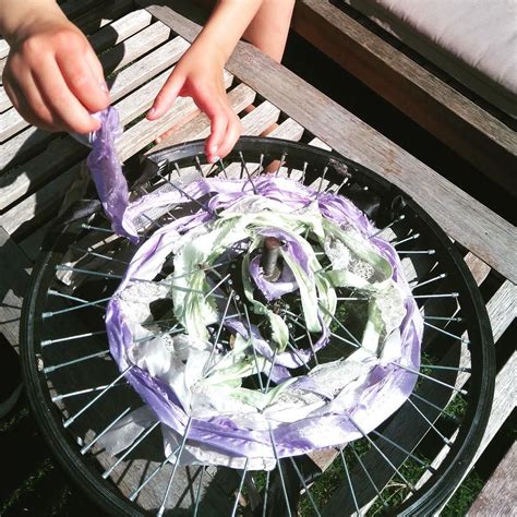 Loosepart Threading Art ~ Eyfs Earlyyears Invitationtoplay Steam