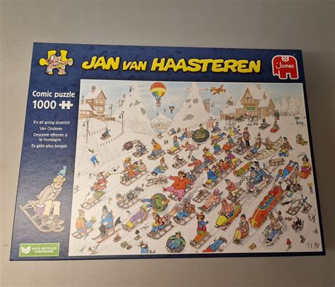 Jan Van Haasteren Es Geht Bergab Puzzle 1000 Teile Neu Neu Und
