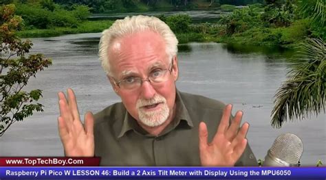 Raspberry Pi Pico W Lesson 46 Build A 2 Axis Tilt Meter With Display Using The Mpu6050