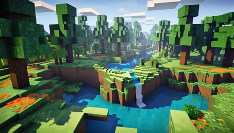 Minecraft Grasslands Art Stable Diffusion Online