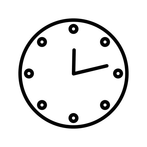 Vector Clock Icon 423311 Vector Art At Vecteezy