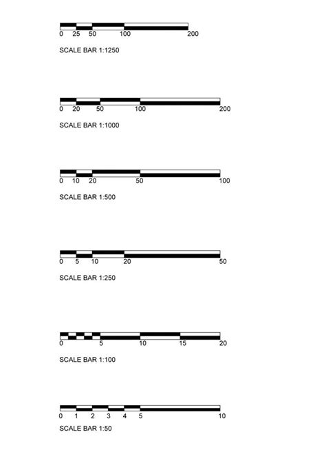 Free Cad Blocks Scale Bars 정원 디자인 도면 레이아웃 건축 컨셉 도안
