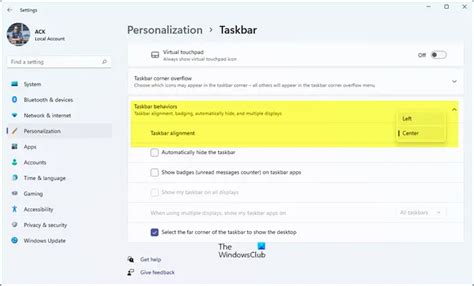 How To Move Windows Start Menu To Left Side