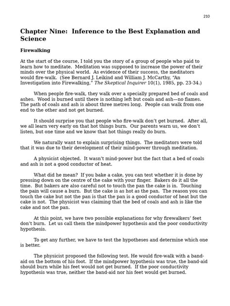 9 Inference To The Best Explanation And Science Pdf Natural Selection Morality