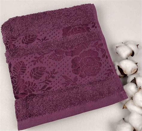 Рушник Bridge Collection 50x90 Model 4 фіолетовий — ціна 180 грн у каталозі Рушники Купити