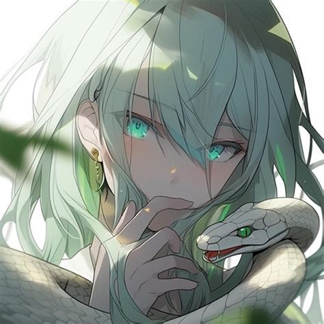 Premium Ai Image The Girl With The Snake