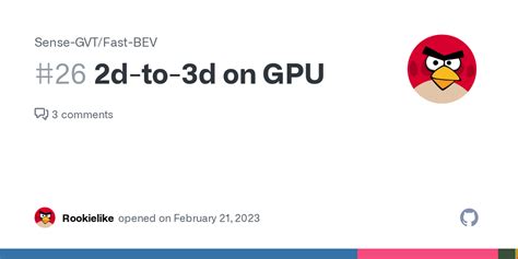 D To D On GPU Issue Sense GVT Fast BEV GitHub
