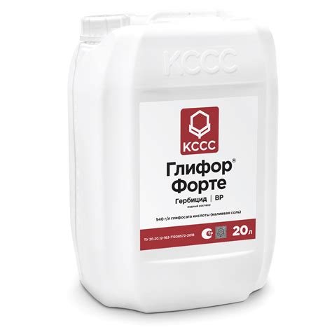 Глифор Форте | Торговый Дом «Кирово-Чепецкая Химическая Компания»