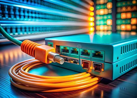 Fiber Optic Internet Connection Setup A Closeup Look At Modem Router