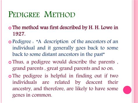 Bulk Method Pedigree Method Andline Breeding Pptx