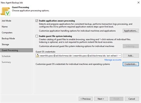 Veeam Backup Replication Linux Agent Deployment Management With Active Directory Veeam