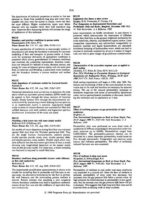 Pdf Boundary Conditions Along Permeable Fracture Walls Influence On Flow And Conductivity