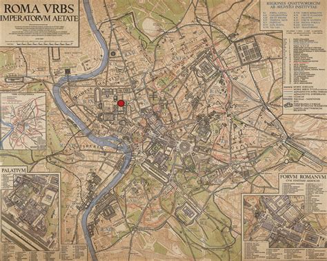 Saepta · Plan De Rome