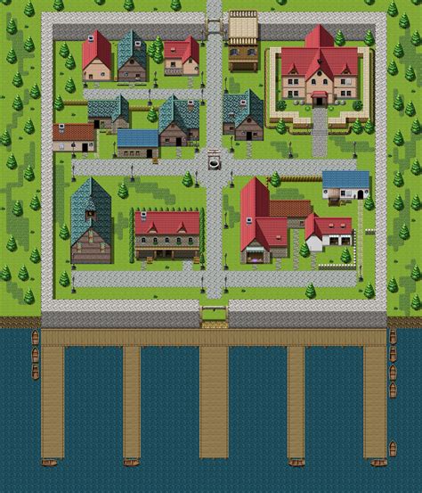 wip my first town r rpgmaker