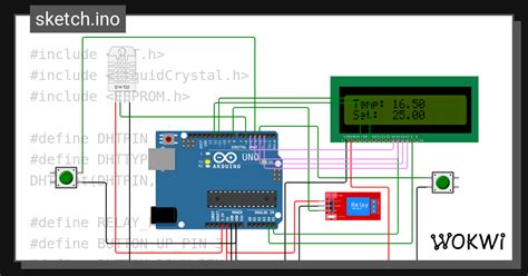 Thermostat Simple Remodelled Wokwi Esp32 Stm32 Arduino Simulator